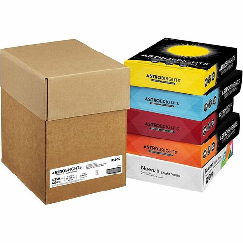 Wausau Paper AstroBrights 65 lb Cardstock - 65 lb Basis Weight - Acid ...