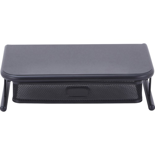 Lorell Mesh Wire Monitor Stand - Desktop - Powder Coated - Steel ...