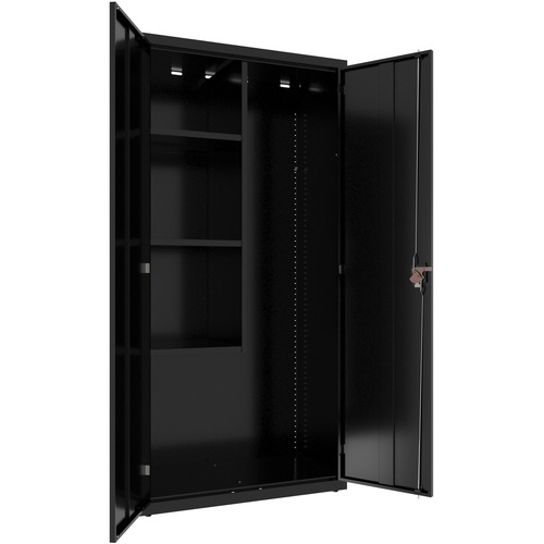 Lorell Fortress Series Janitorial Cabinet - 36" Width x 18" Depth x 72 ...