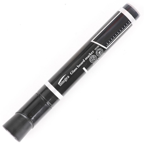 Integra Dry-Erase Markers - Erasable - Black Ink - 12 / Box | Coastal ...