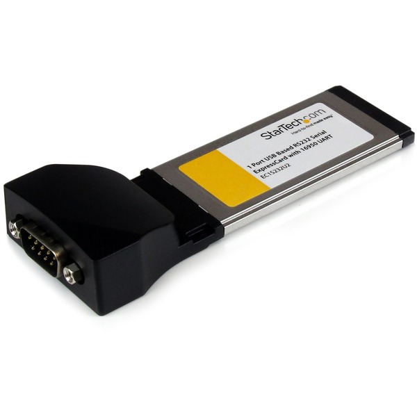 StarTech.com 1 Port ExpressCard to RS232 DB9 Serial Adapter Card w ...