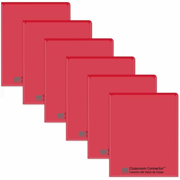 Classroom Connector school-to-home folder, red, 25/BX - Knowledge Tree