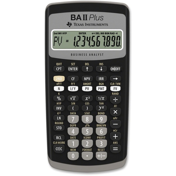 Texas Instruments BA-II Plus Advance Financial Calculator - Power OFF ...