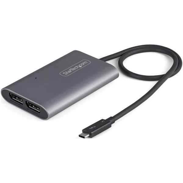 StarTech.com Thunderbolt 3 to Dual DisplayPort Adapter - 1 x 24-pin ...