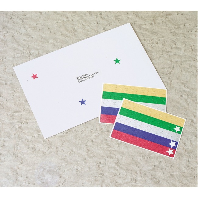 Avery® Assorted Foil Star Labels - Learning Theme/Subject - Star Shape ...