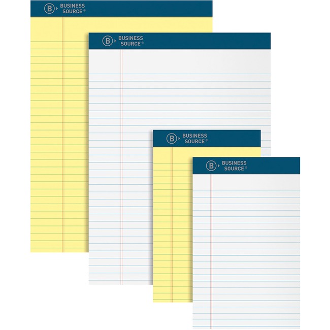 Business Source Premium Writing Pad - 50 Sheets - 0.20" Height x 5 ...