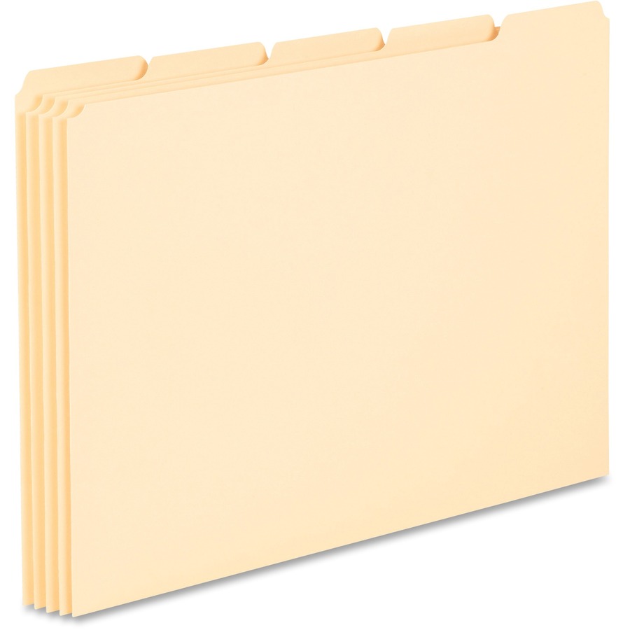 Pendaflex Blank Tab Manila File Guides - Blank, Write-on Tab(s) - 8.5 ...