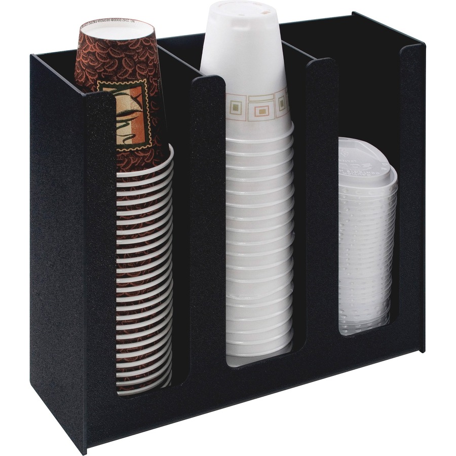Vertiflex 3-column Cup and Lid Holder Organizer - The Office Point