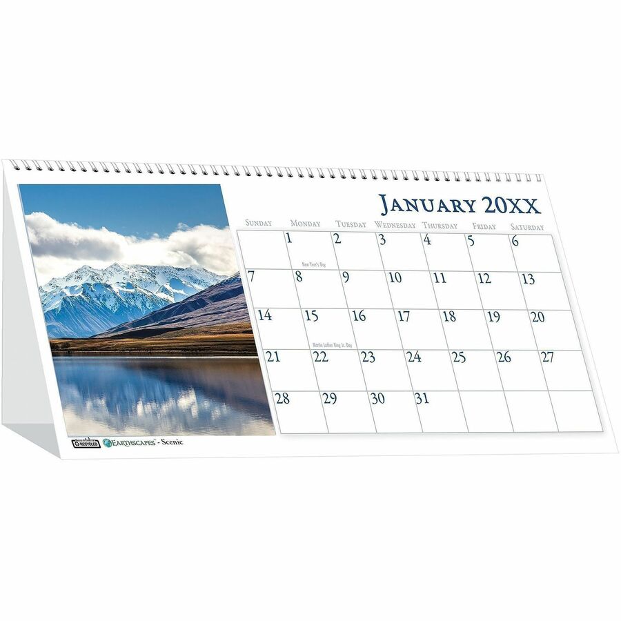 House of Doolittle Scenes Desktop Tent Calendar - Julian Dates ...