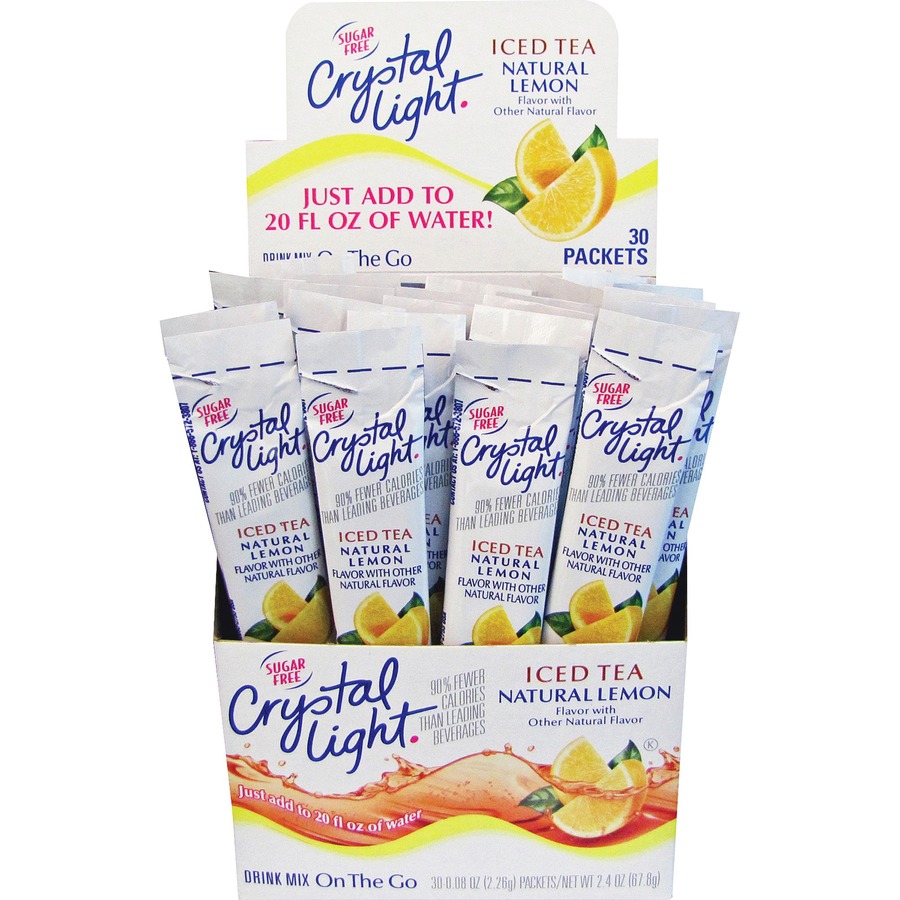 Crystal Light On-The-Go Ice Tea Flavored Drink Mix Sticks - 0.04 oz ...