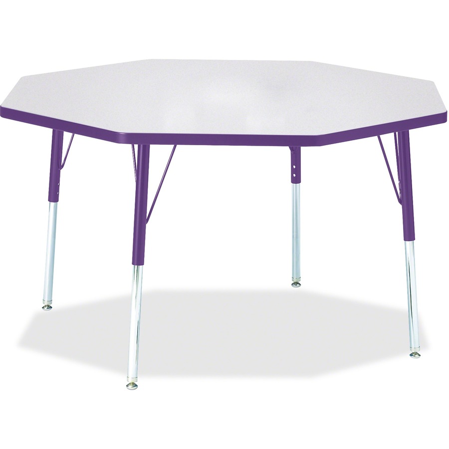 Jonti-Craft Berries Adult Height Color Edge Octagon Table - Laminated ...