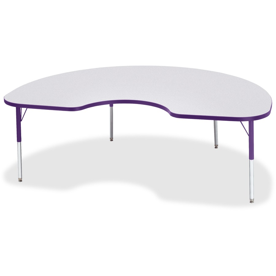 Jonti-Craft Berries Elementary Height Color Edge Kidney Table ...