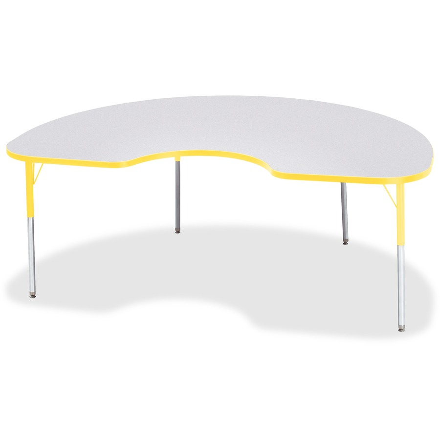 Jonti-Craft Berries Adult Height Prism Color Edge Kidney Table ...