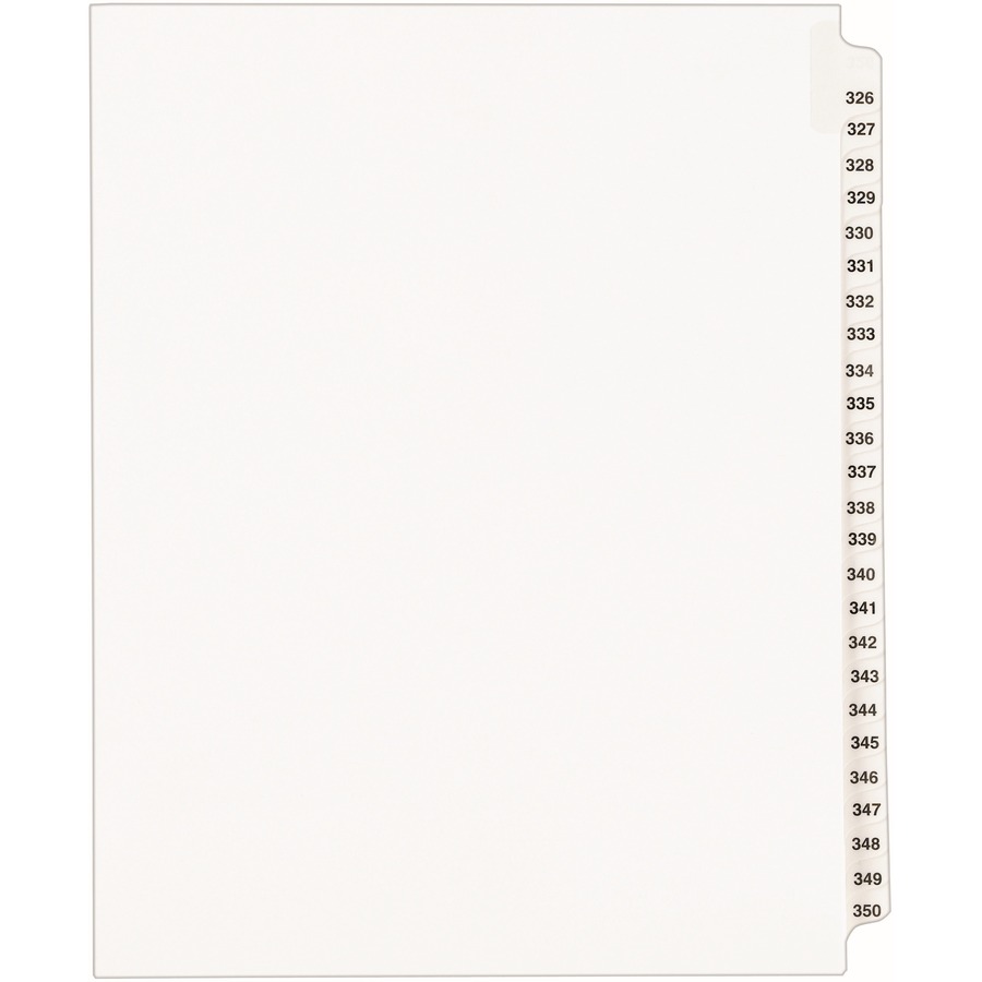 Avery® Standard Collated Legal Dividers