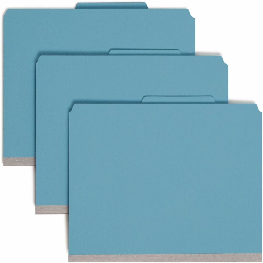 Smead SafeSHIELD 2/5 Tab Cut Letter Recycled Classification Folder ...