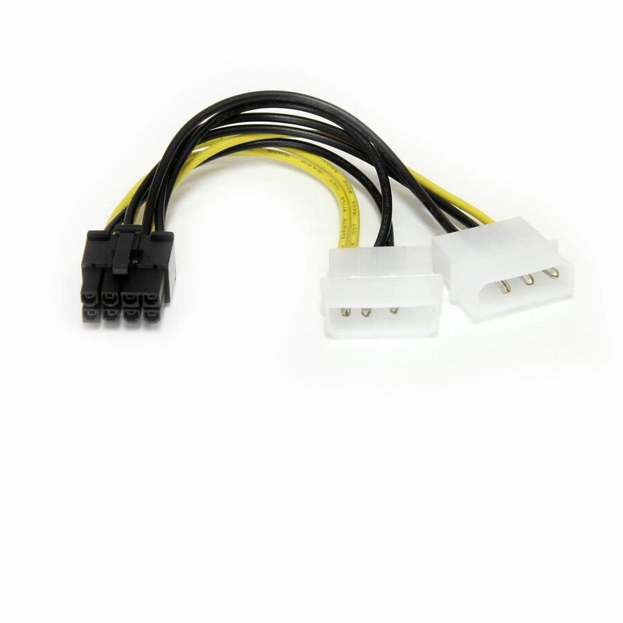StarTech.com 6in LP4 to 8 Pin PCI Express Video Card Power Cable ...