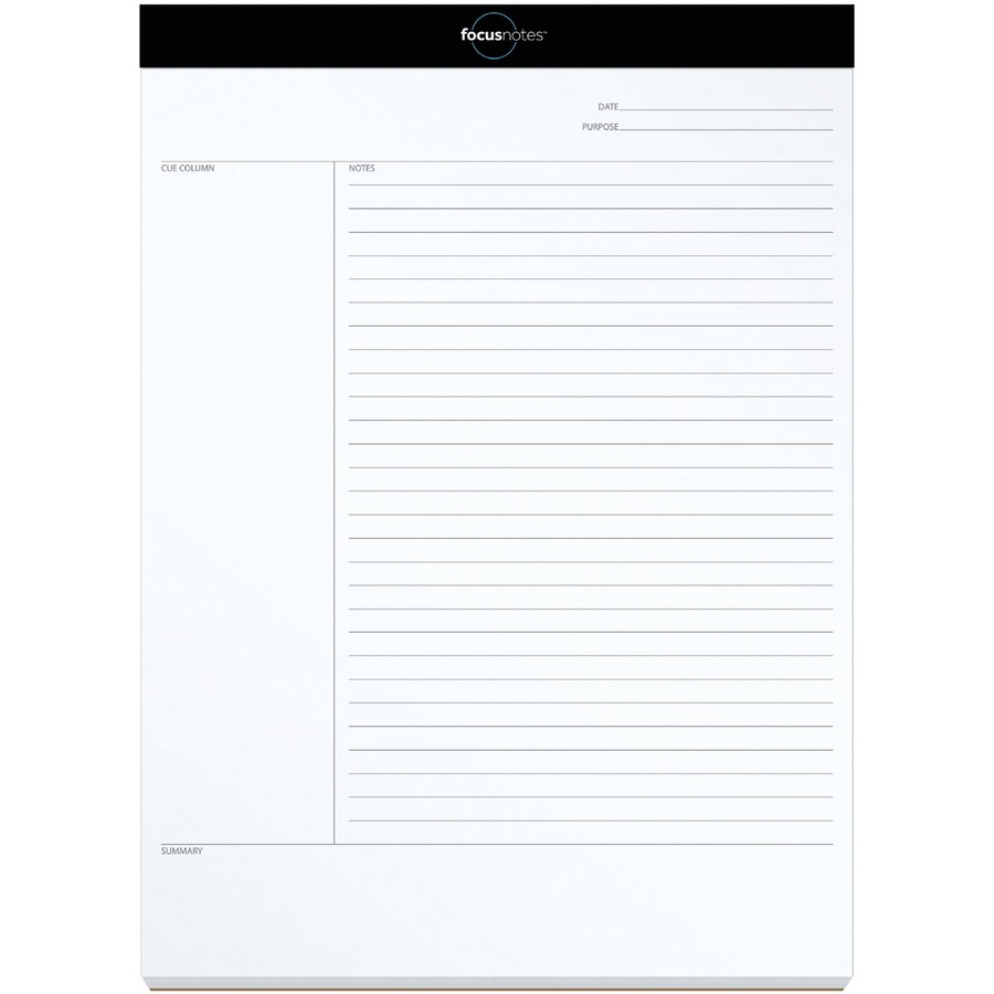 TOPS FocusNotes Legal Pad - Legal - 50 Sheets - Double Stitched - 16 lb ...