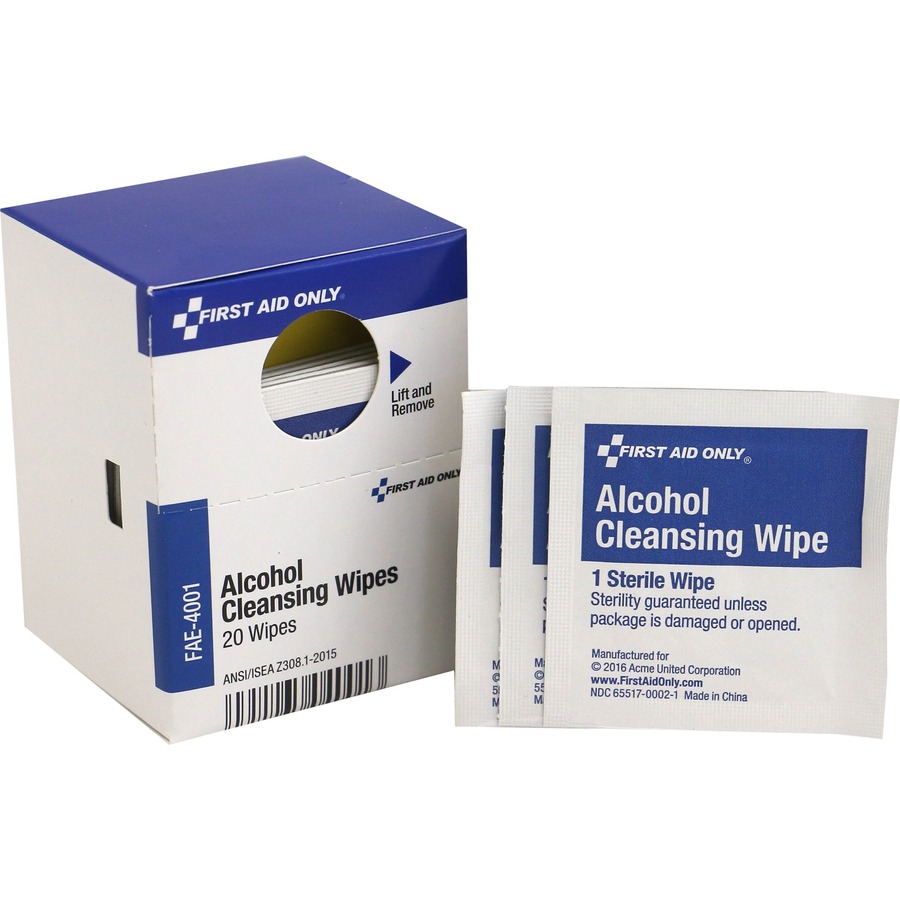 Wholesale First Aid Only Alcohol Cleansing Pads FAOFAE4001