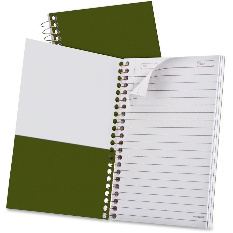 Ampad Gold Fibre Personal Notebook - 100 Sheets - Wire Bound - 0.28 ...