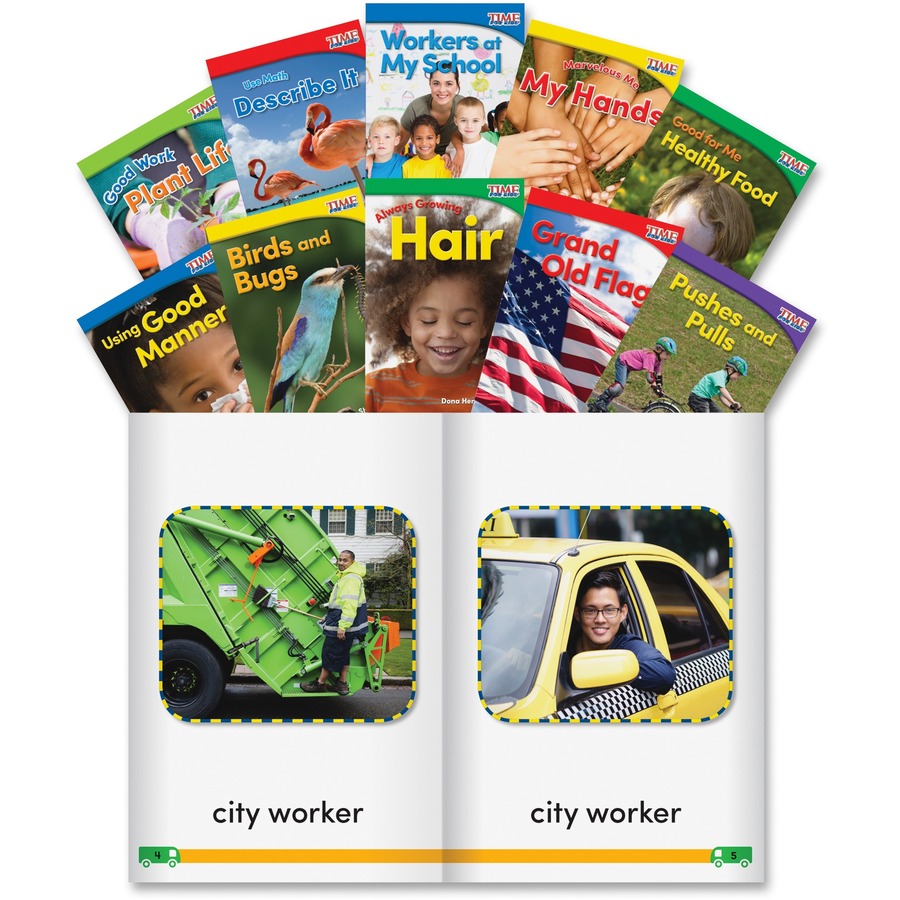 Shell Education Grade K Time for Kids Book Set 1 Printed SHL24706, SHL ...