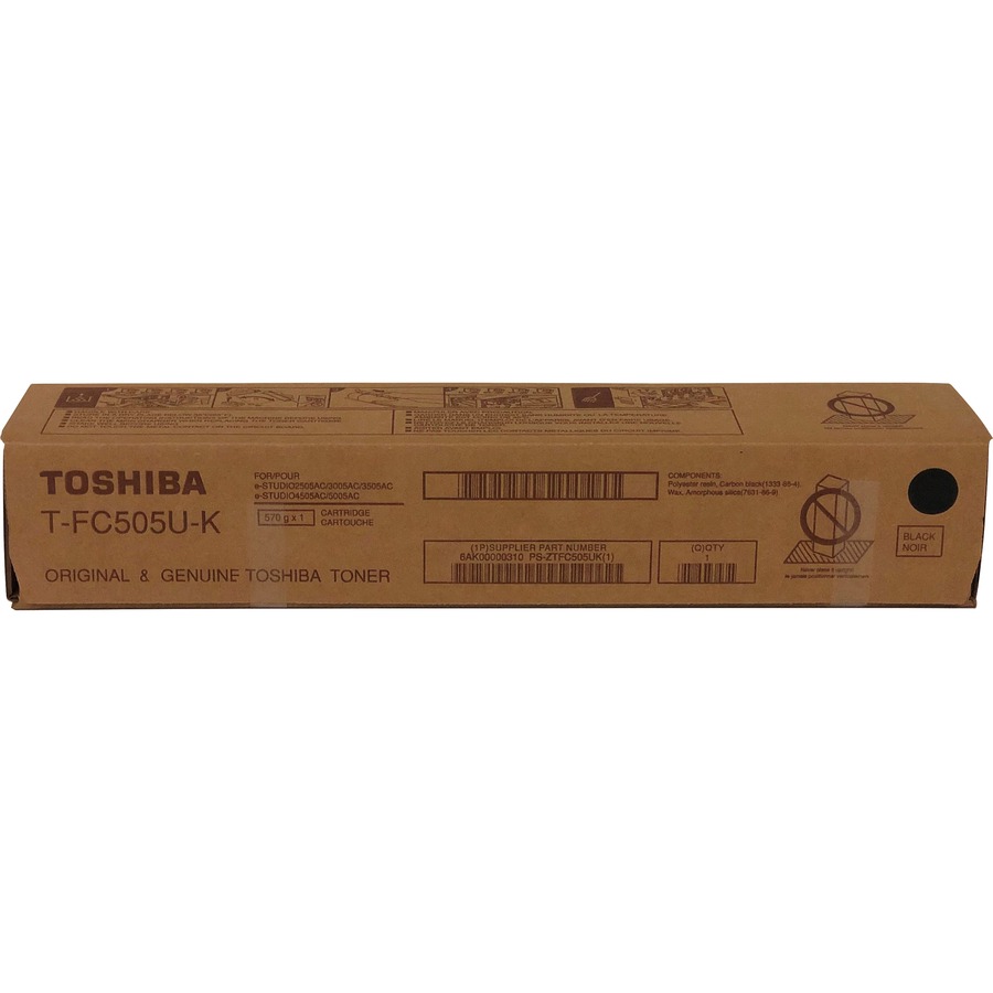 Toshiba Original Laser Toner Cartridge - Black - 1 Each - 38400 Pages ...