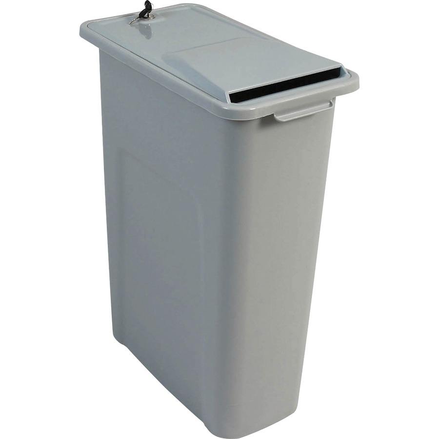 HSM 27" Lockable Shredder Bin - Tamper Proof Lid - Executive ...