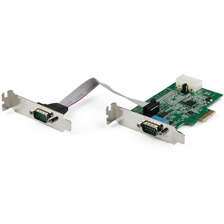 StarTech.com 2-Port RS232 Serial Adapter Card with 16950 UART