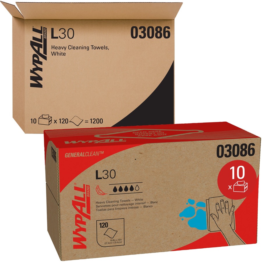 Wypall General Clean L30 Heavy Cleaning Towels 03086 | Bulk Office Supply