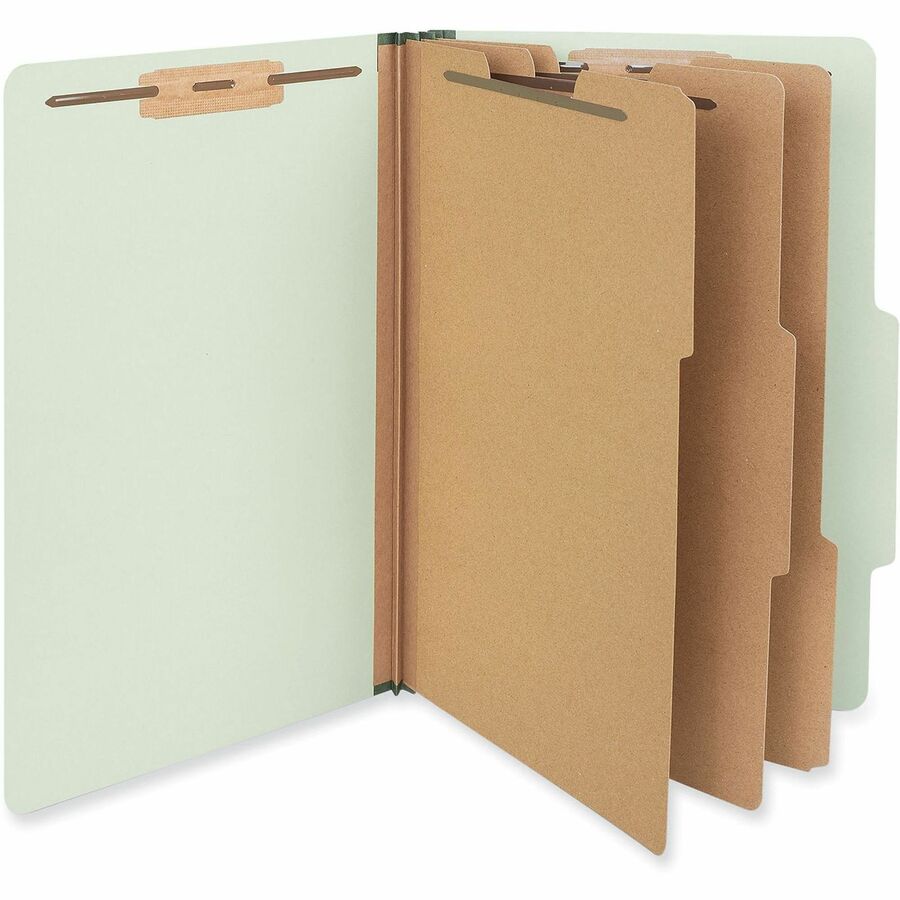 Universal 2/5 Tab Cut Legal Classification Folder - 8 1/2" x 14" - 3 ...