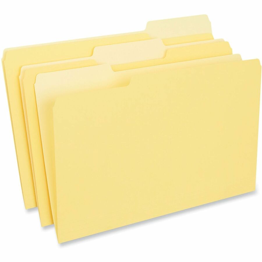 Universal 1/3 Tab Cut Legal Top Tab File Folder - 8 1/2" x 14 ...