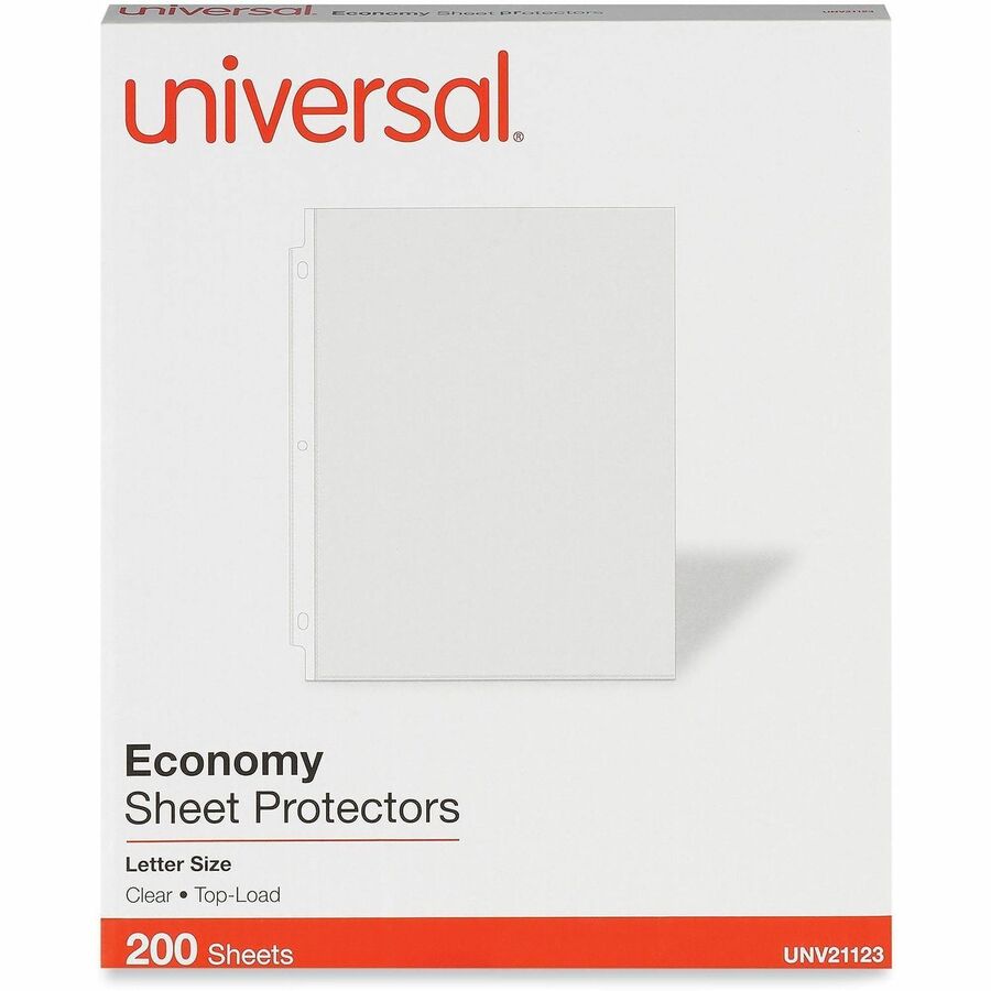 Universal Sheet Protector - 2 x Sheet Capacity - For Letter 8 1/2" x 11 ...