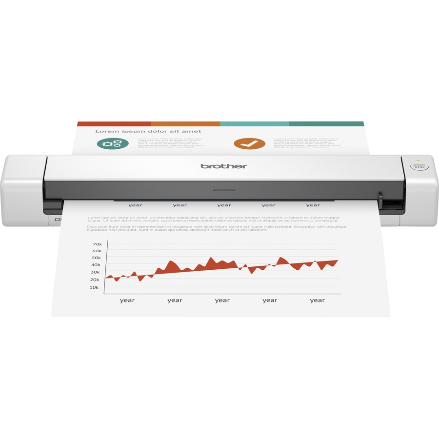 Brother DSMobile DS-640 Sheetfed Scanner - 600 dpi Optical BRTDS640 ...