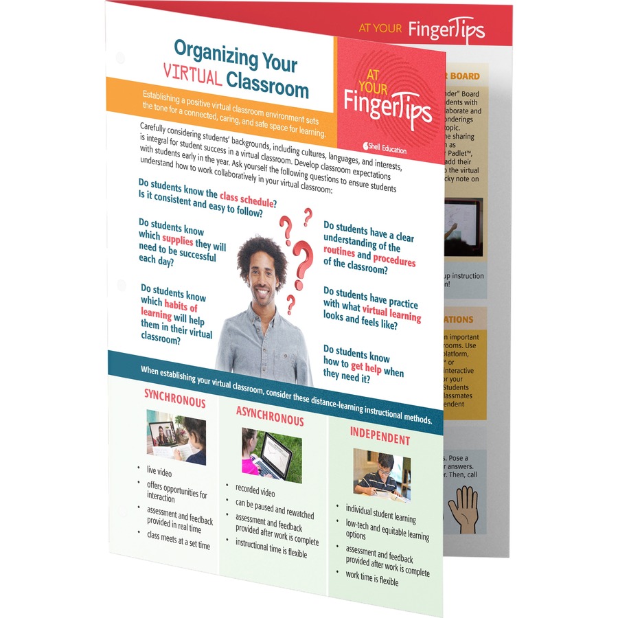Shell Education Organizing Virtual Classroom Guide Printed Book - 4 ...
