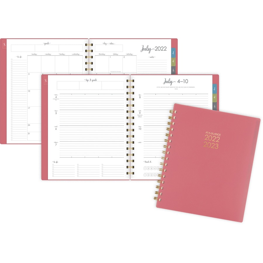 At-A-Glance Harmony Academic Planner - Medium Size - Academic - Monthly ...