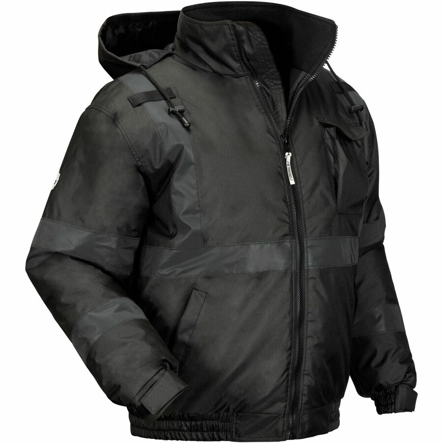 Ergodyne GloWear 8377 Thermal Bomber Hi-Vis Jacket - Large - Cold ...