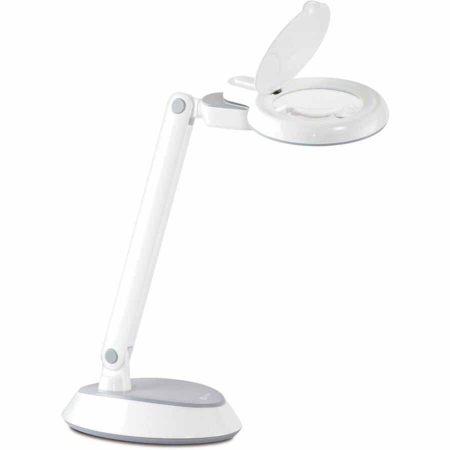 OttLite Space-Saving LED Magnifier Desk Lamp - 14.8" x Height 7.9 ...