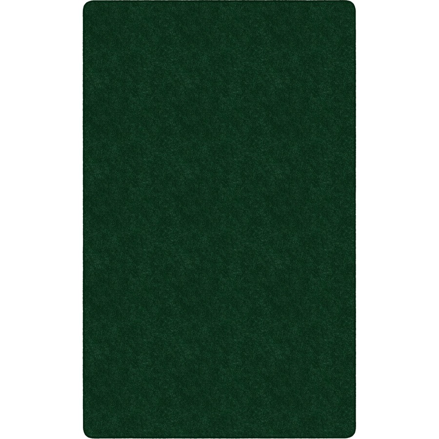Solid Dark Green Rug