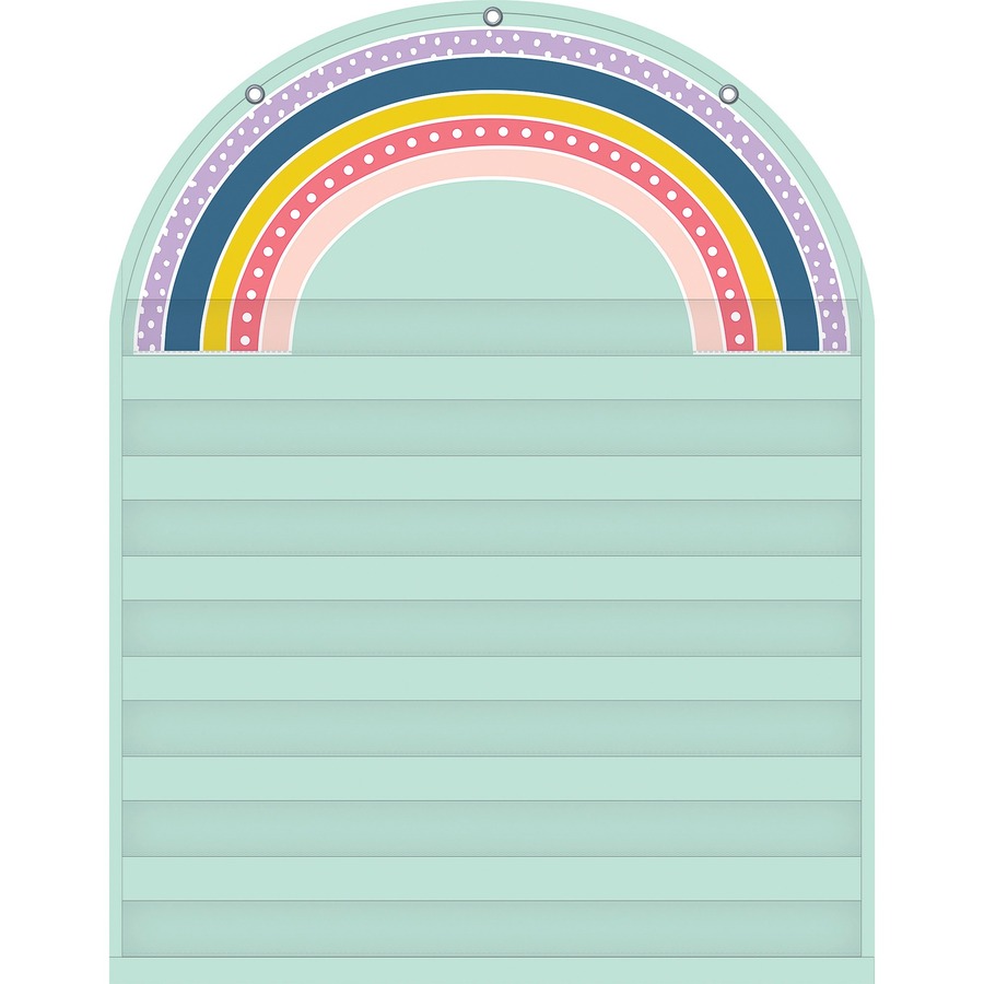 Teacher Created Resources Oh Happy Day Rainbow 7 Pocket Chart - Skill ...