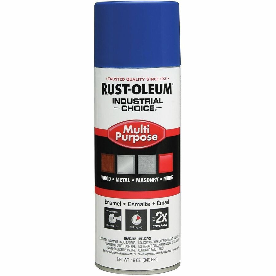 Industrial Choice Enamel Spray Paint - Aerosol - Gloss - OSHA Safety ...