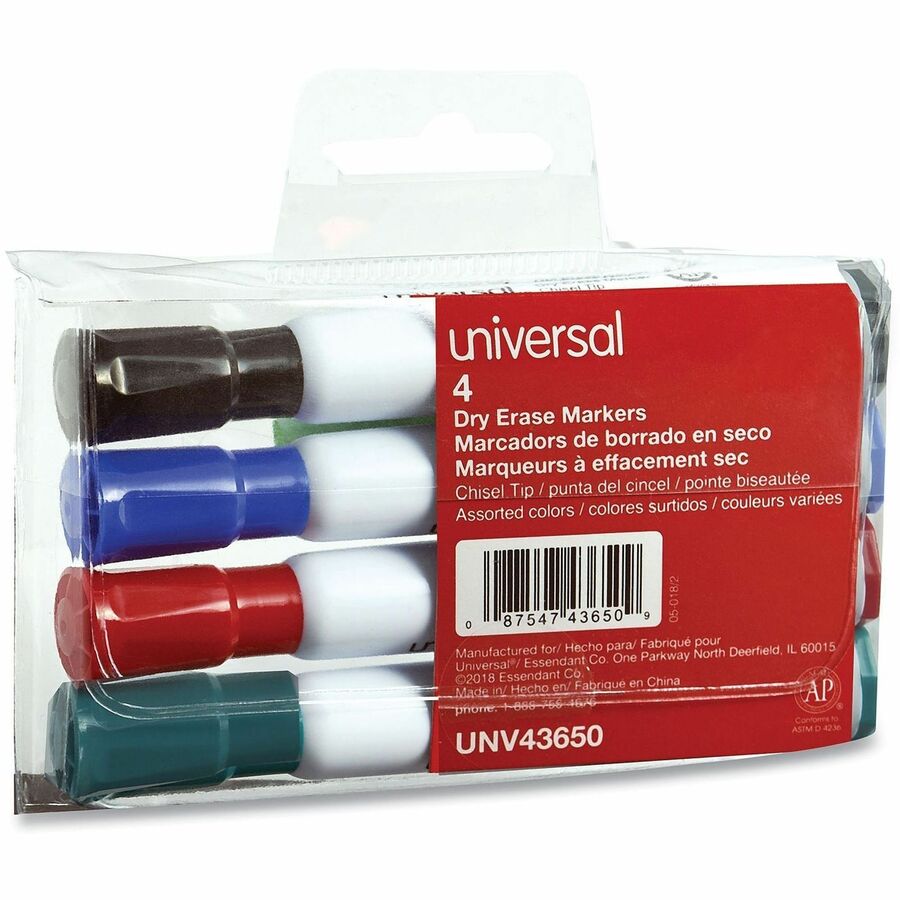Universal Dry Erase Marker - Broad Chisel Marker Point - Erasable ...