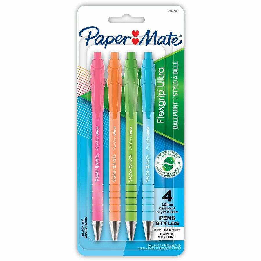 Paper Mate Flexgrip Ultra Recycled Pens 2202864 | Bulk Office Supply