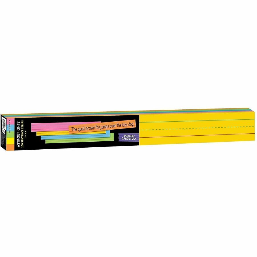Astrobrights Ruled Handwriting Strips