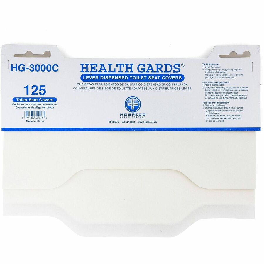 Health Gards Lever Dispense Toilet Covers - Half-fold - For Toilet ...