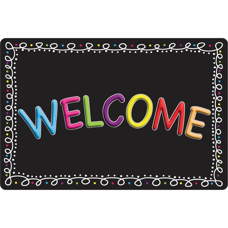 Ashley Smart Poly Original Fun Welcome Mat - Classroom, Student, Floor ...