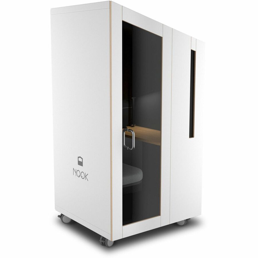 NOOK Solo Privacy Booth - 77" Height x 40" Width x 37" Depth - White ...