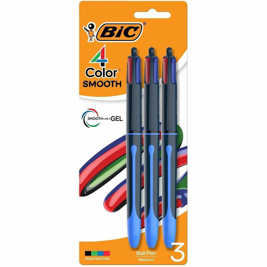 BIC 4-Colours-in-One Multifunction Ball Pen MMSP3AAST | Bulk Office Supply