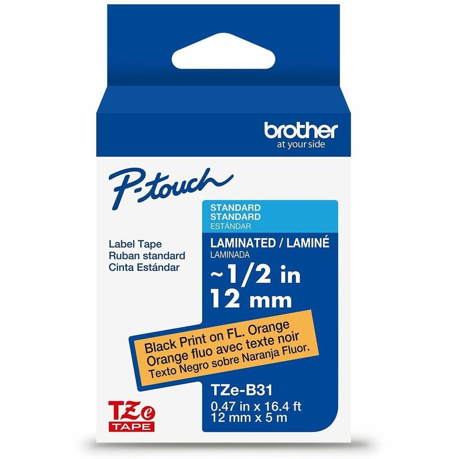 Brother P-touch TZe Laminated Label Tape TZEB31CSG | Bulk Office Supply