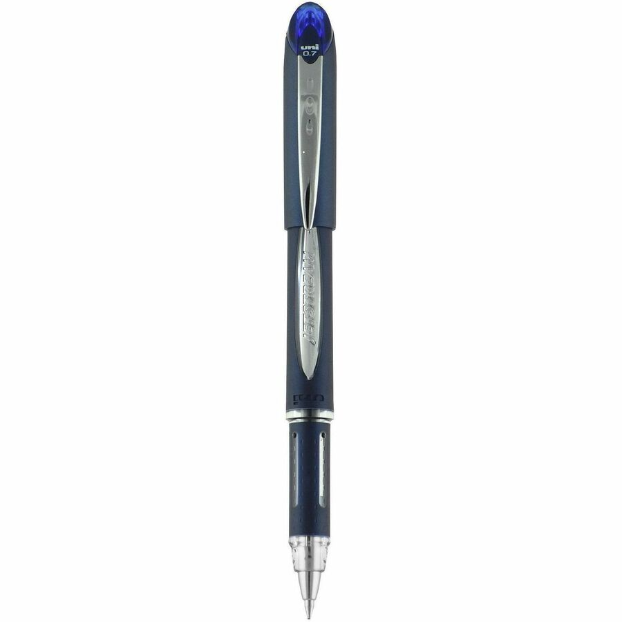 uniball Jetstream Ballpoint Pen - 0.7 mm Pen Point - Blue Ink - Pigment ...
