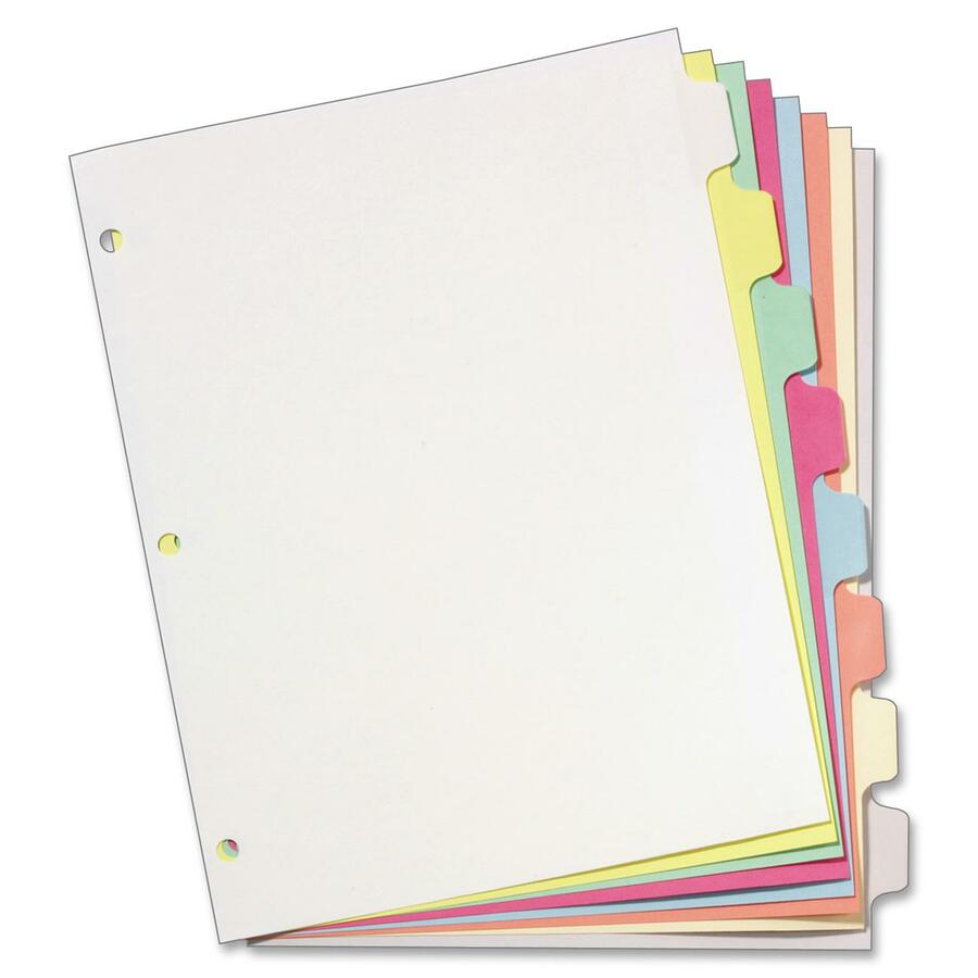 Cardinal Write 'n Erase Tab Divider - CRD60808 - SupplyGeeks.com