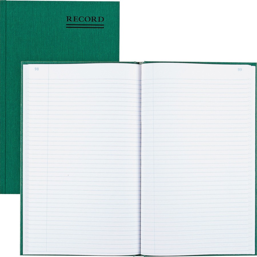 Rediform Emerald Series Account Book - 300 Sheet(s) - Gummed - 7.25" x ...